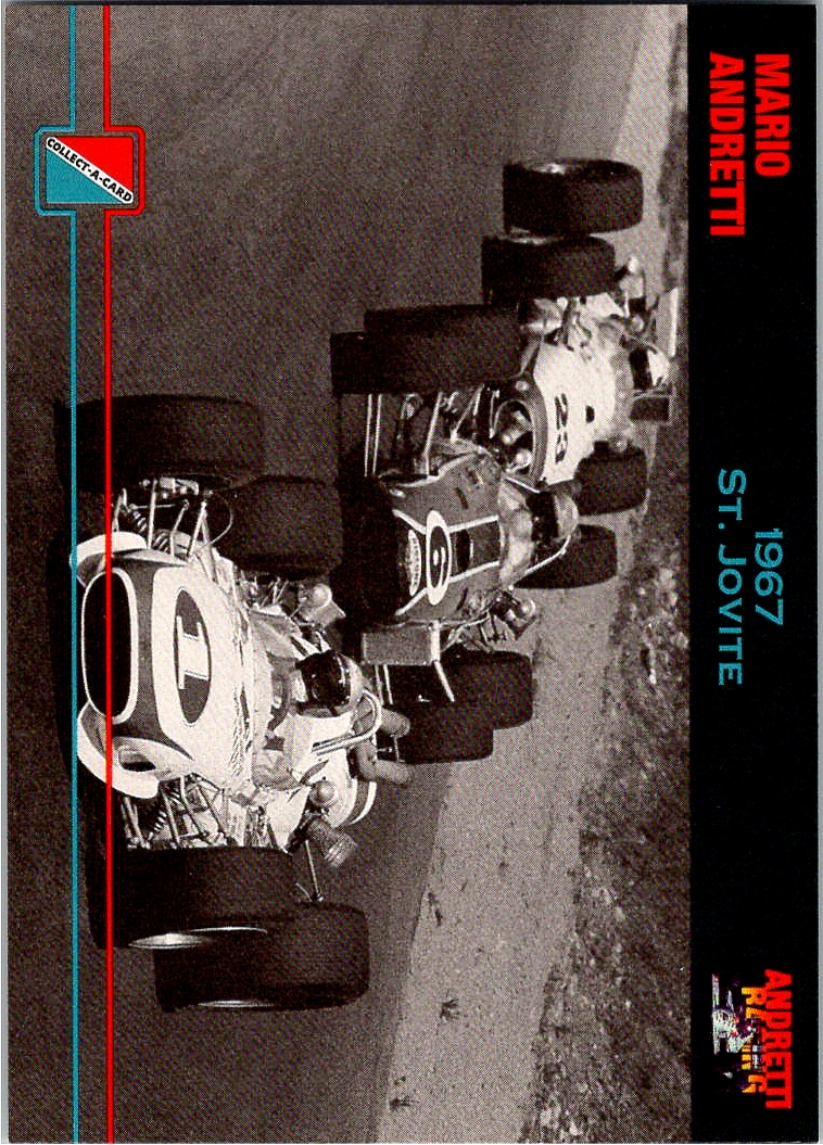 1992 Collect-A-Card Andretti Racing - Mario Andretti #51 for sale ...