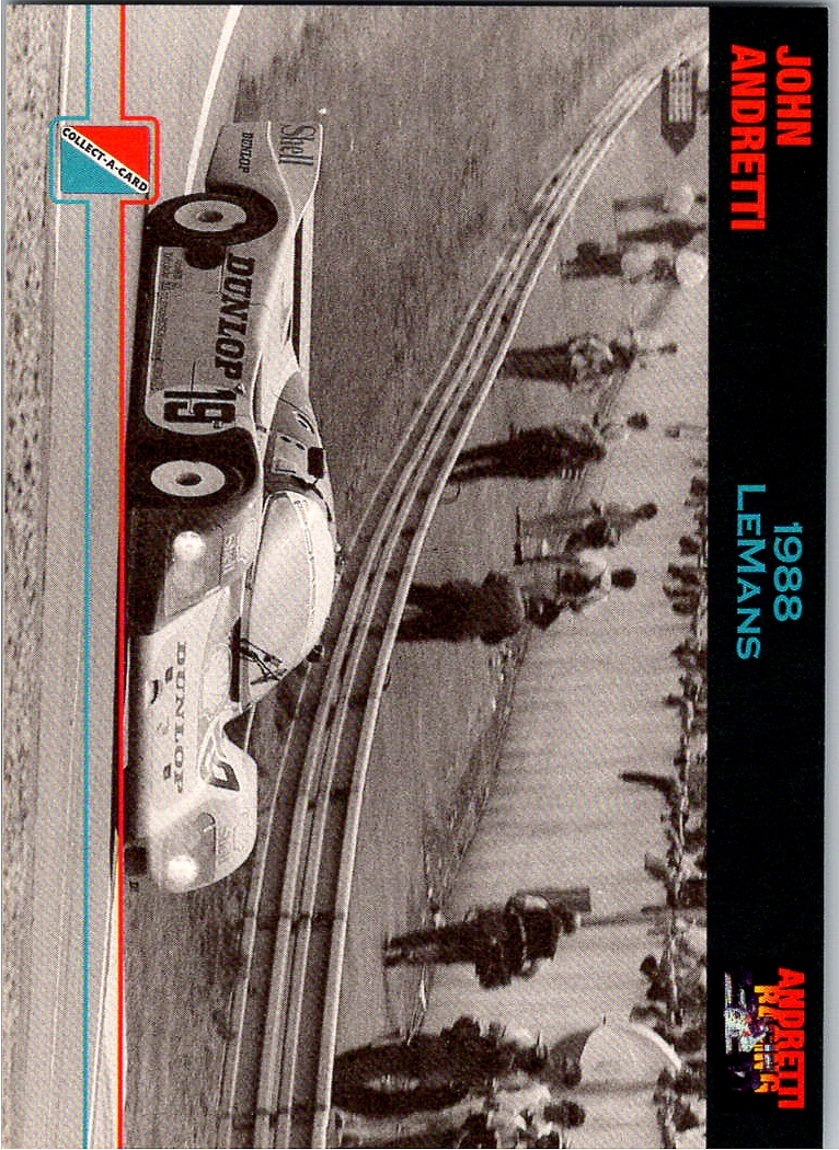 1992 Collect-A-Card Andretti Racing - Mario Andretti #51 for sale ...